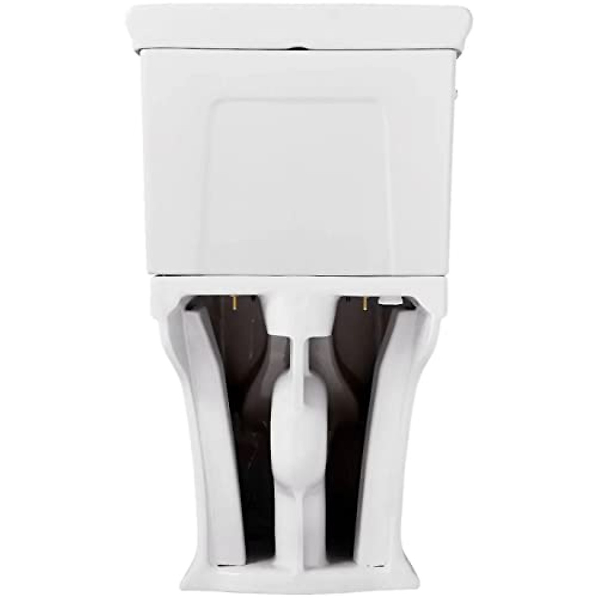 Signature Hardware 948434-12-L Key West 1.28 GPF Two Piece Elongated Skirted Chair Height Toilet - Seat Included
