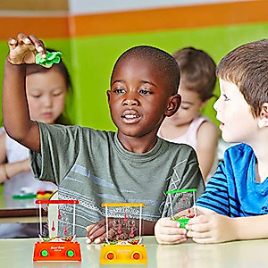 Sumind Handheld Water Game Mini Arcade Water Ring Game Water Tables for Beach Toys Party Retro Pastime Toys for Kids and Adults