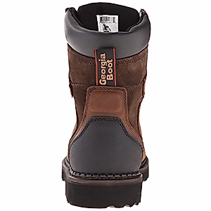 Georgia Boot Unisex-Adult Brookville 8' Work Boot-M Men BRN, Dark Brown, 10.5