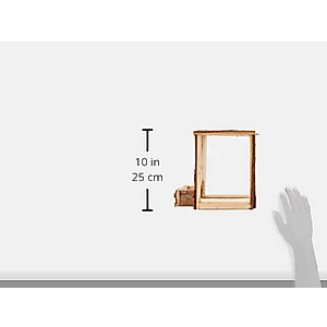 TRIXIE Large Wooden Digging Tower for Pet Hamster, 25 × 24 × 20 cm