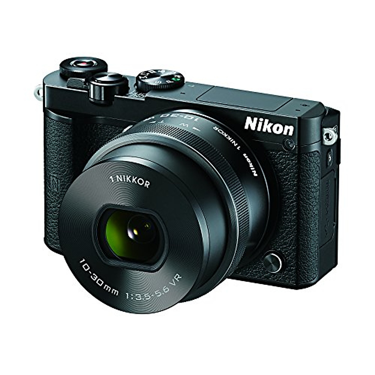 Nikon 1 J5 Mirrorless Digital Camera w/ 10-30mm PD-ZOOM Lens (Black)