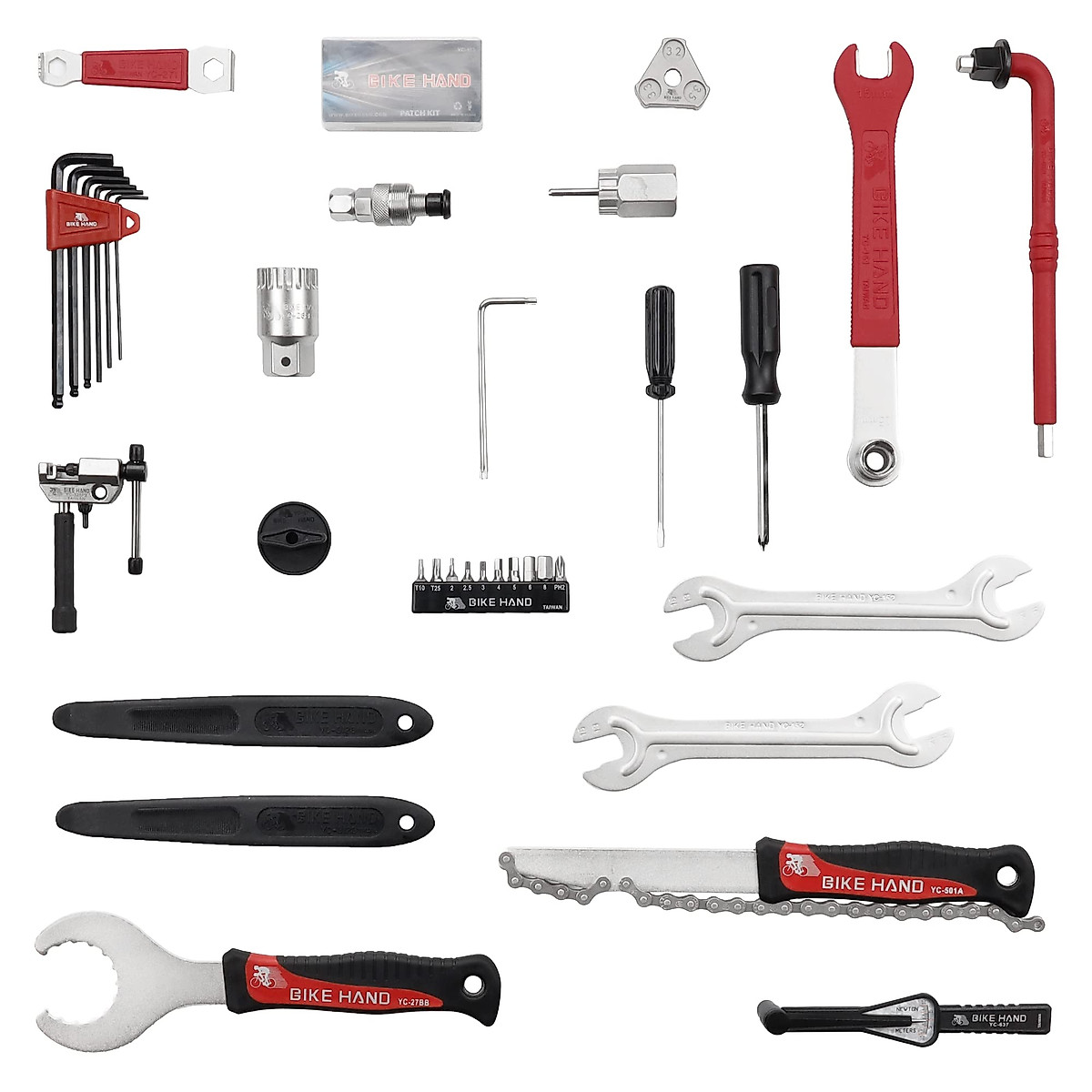 BikeHand Bike Bicycle Repair Tool Kit Set - Great Bike Maintenance Tools for Mountain & Road Bike - Bike Tools Kit Set in a Neat Storage Case