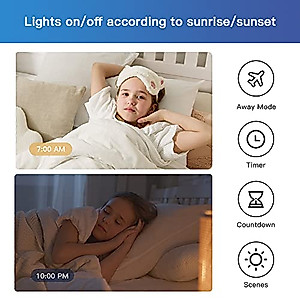 ORVIBO Smart Light Switch with Remote, Single Pole and Wireless 3 Way Smart Switch Works with Alexa and Google Home, Neutral Wire Required, No Hub Required, 2.4GHz WiFi Light Switch, Not dimmable