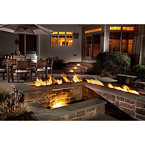 Hearth Products Controls (HPC) Linear Fire Pit Interlink Burner (LTBSS36-NG), 36-Inch, Stainless Steel, Natural Gas