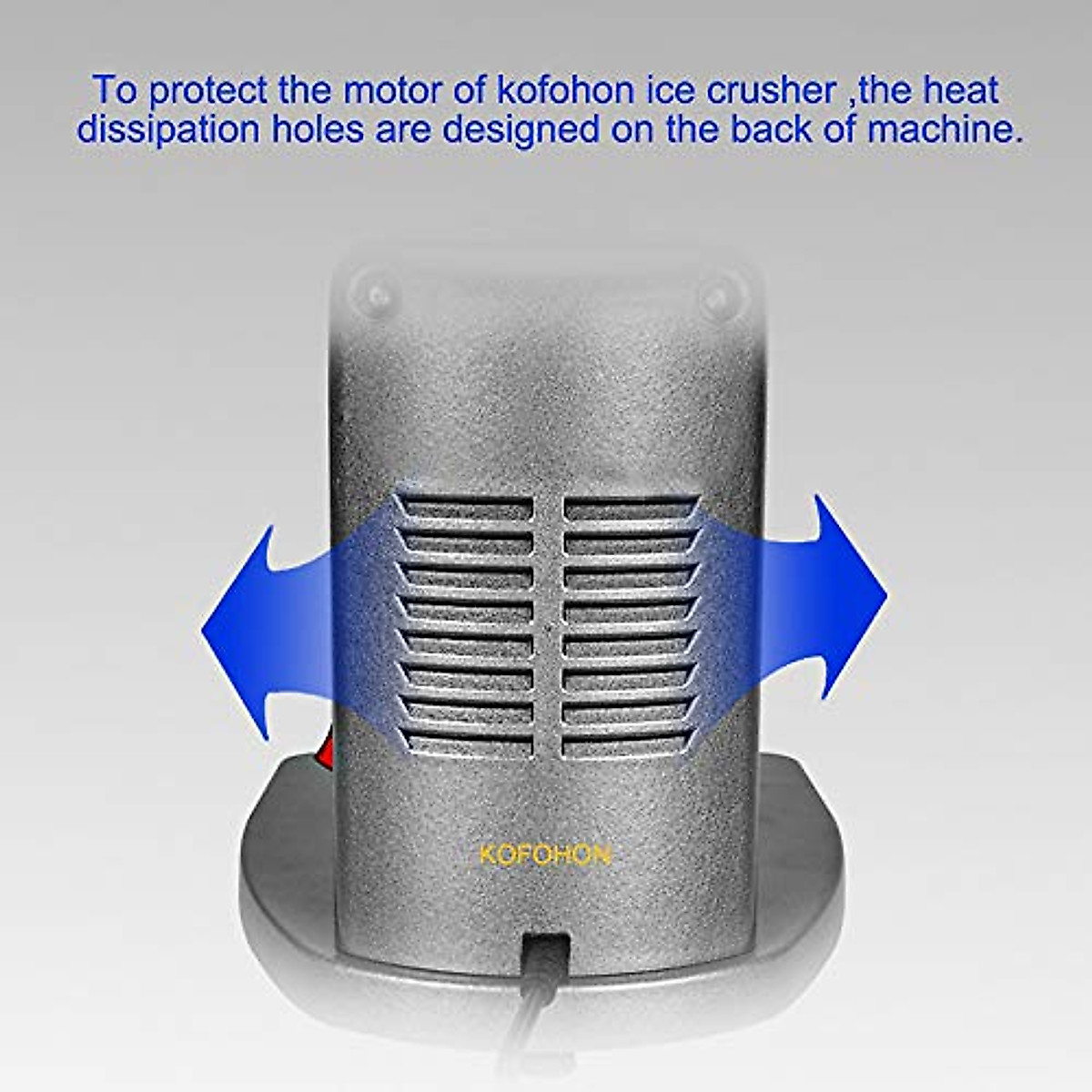 Ice Shaver,Electric Ice Crusher,Snow Cone Maker For Commercial&Home,Dual Stainless Steel Blades Shaved Ice Machine,216Lbs/H,Dual Lips&Higher Ice Outlet For Plates,Bowls And Cups,300W/2000RPM.