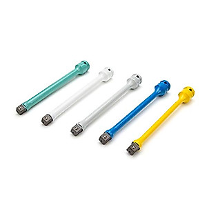 Steelman 1/2-Inch Drive 5-Piece Torque Extension Set, 8 Inches Long, Corrosion-Resistant Powder-Coated Steel, 65ft-lb, 80ft-lb, 100ft-lb, 120ft-lb, and 140ft-lb Torque Sticks