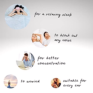 Ohropax Wax Ear Plugs Qty 3 Boxes - Total of 36 Ear Plugs with Free Yellow 6 Compartment Box