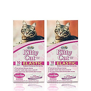 Alfapet Cat litter box liners, Elastic bags liners, 20 Count For Large, X-Large, Giant, Extra-Giant Size litterbox- With Sta-Put Technology for Firm, Easy Fit- Quick + Clever Waste Cleaners, Pack of 2