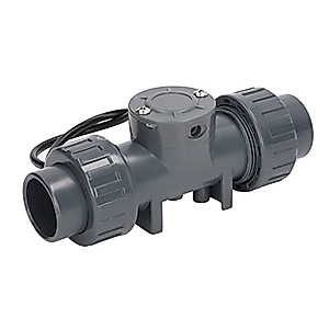 Flowmeter, Large Flow UPVC DN25 RS485 Data Transmission IP65 Protection Fluid Meter Counter for Irrigation
