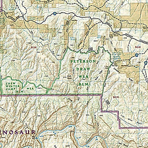 Dinosaur National Monument Map (National Geographic Trails Illustrated Map, 220)