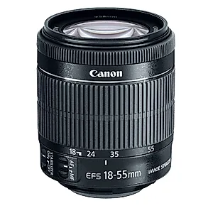 Canon EF-S 18-55mm f/3.5-5.6 is STM Camera Lens
