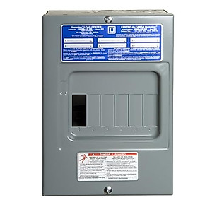 Square D by Schneider Electric HOM612L100SCP Homeline 100 Amp 6-Space 12-Circuit Indoor Surface, No Size, No Color
