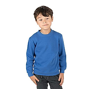 Leveret Kids & Toddler Boys Girls Long Sleeve Sweatshirt Royal Blue (Size 4 Years)