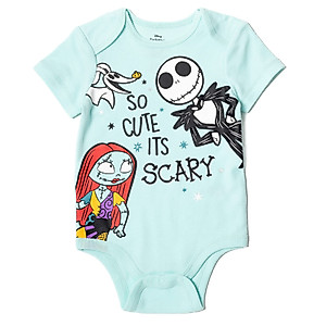 Disney Nightmare Before Christmas Infant Baby Boys or Girls Fleece Hoodie Bodysuit and Pants 3 Piece Outfit Set 18 Months