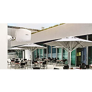 Arlo Pro 2 VMC4030P-100NAR Wireless Home Security Camera, Rechargeable, Night Vision, Indoor/Outdoor, 1080p, 2-Way Audio, Wall Mount, Add-On Camera, White (Renewed)