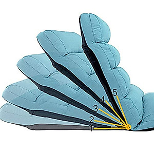 LLLY Sofa Bed Lounge Upholstered Recliner Indoor Living Room Recliner Floor Folding Adjustable Sleeping Lounge