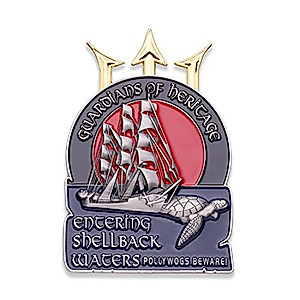 Shellback Challenge Coin - Unreal Military Shellbacks Coin - Designed by Military Veterans
