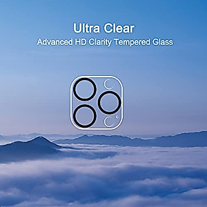 Ailun 3 Pack Camera Lens Protector for iPhone 14 Pro 6.1" ＆ iPhone 14 Pro Max 6.7",Tempered Glass,9H Hardness,Ultra HD,Anti-Scratch,Easy to Install,Case Friendly [Does not Affect Night Shots]