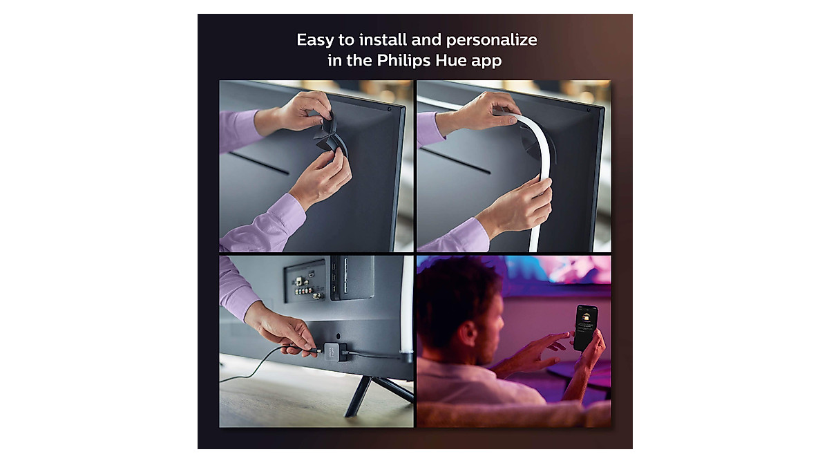 Philips Hue Play Gradient 65" TV LED Backlight | Immersive Lightstrip