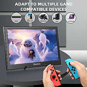 Pisichen 17.3 inch Portable Monitor, Full HD 1600x900 PC Monitor with USB HDMI Input, Compatible with Laptop,PC,PS4, PS3, Xbox Ones, Ras Pi