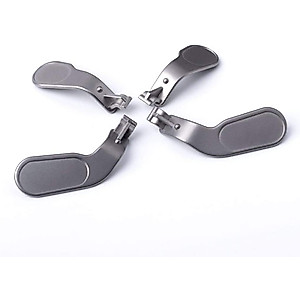HYY Trigger Button Paddles Set w/Short & Long Metal Paddle Replacement for Xbox One Elite 2 Controller Series