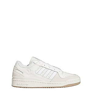 adidas Originals Men's Forum Low Classic Sneaker, Chalk White/Cloud White/White, 9