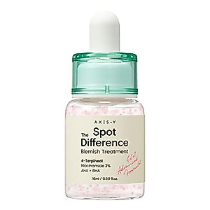 AXIS-Y Spot The Difference Blemish Treatment 15ml / 0.5 fl. oz | Hydrating Gentle Acne Treatment | Spot Treatment | Acne Care | Korean Skincare