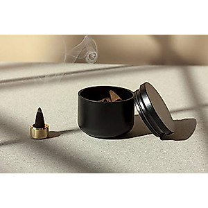 Craighill Press Vessel | Black | 5 oz | Airtight Container for Storing Rare Spices or Heirloom Jewelry | Fashioned from Precision-Machined Anodized Aluminum