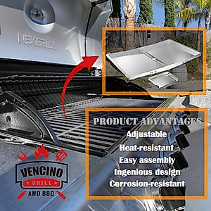 Grease Tray for Gas Grill - Adjustable Drip Pan for 4/5 Burner Models from Nexgrill, Dyna Glo, Expert Grill, Kenmore, BHG and More - Galvanized Steel Grill Replacement Parts(24"-30")