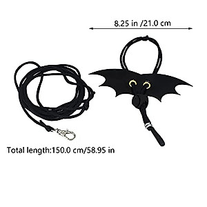 balacoo 2 Sets Bearded Dragon Harness and Leash Adjustable Leather Reptile Lizard Leash Pet Traction Belt for Amphibians and Other Small Pet Animals