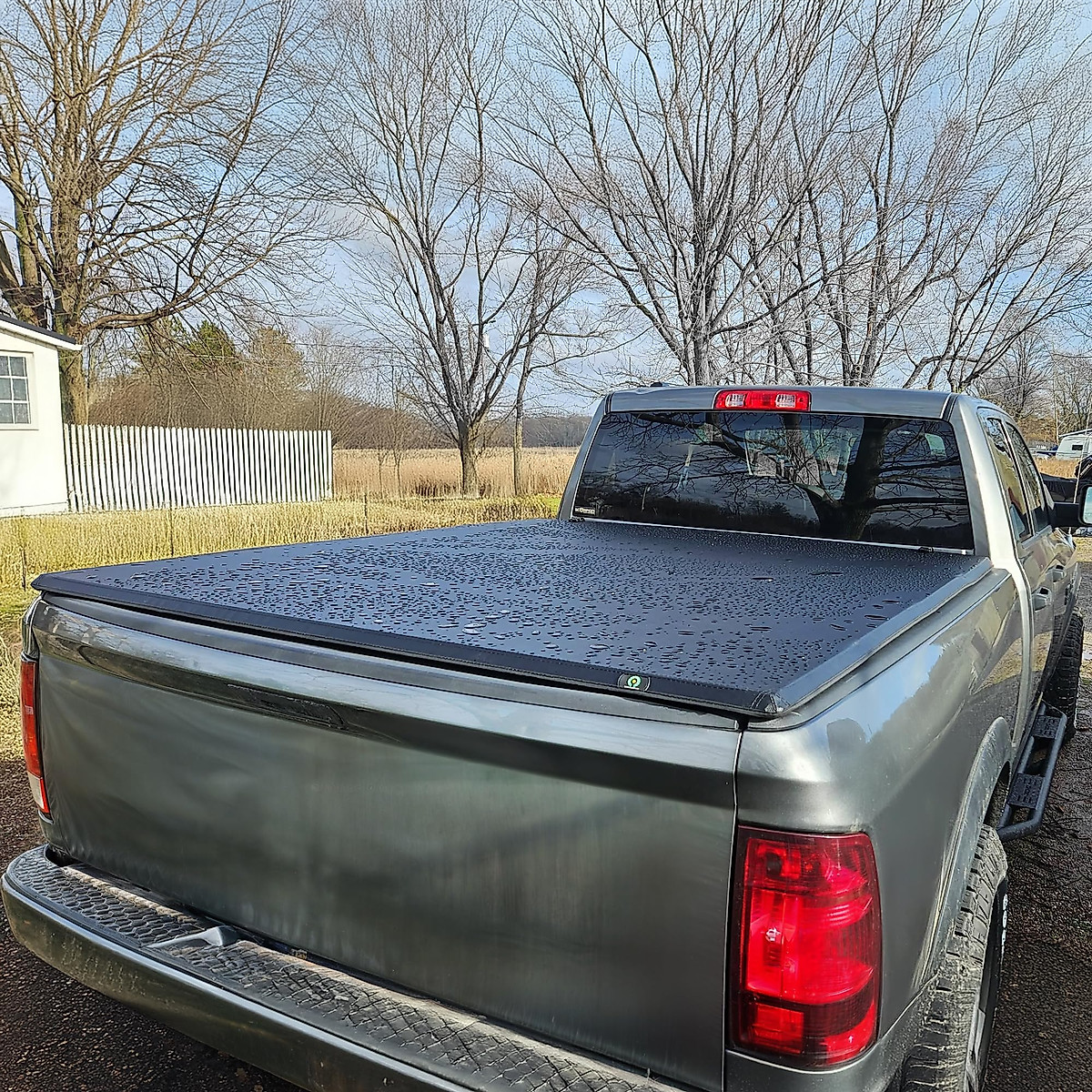 AUTOSAVER88 Soft Tri-fold Truck Bed Tonneau Cover Compatible with 2016-2023 Toyota Tacoma (Excl. Trail Edition) 5ft Bed