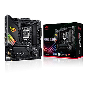 ASUS ROG Strix Z490-G Gaming (WiFi 6) Z490 LGA 1200 (Intel® 10th Gen) SFF Micro ATX Gaming Motherboard (12+2 Power Stages, Intel® 2.5 Gb Ethernet, Bluetooth v5.1 and Aura Sync)