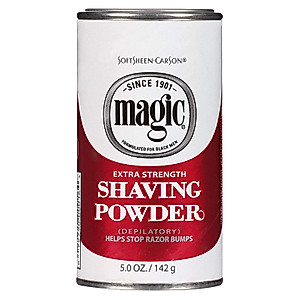 Magic Shaving Powder Red 5 Ounce Extra-Strength (145ml) (2 Pack)