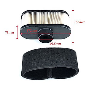 Anzac 11013-7047 11013-7049 Air Filter Pre Filter for Kawasaki FR651V FR691V FR730V FS481V FS541V FS600V FS651V FS691V FS730V MIU12555 MIU12554