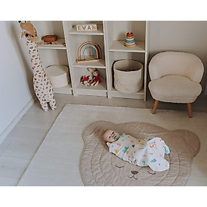 Adjustable Wearable Sleep Sack Newborn 0-6 Months | Baby Swaddle Blanket Boys, 3-6 Months | Soft Breathable Cotton Sleep Bag Infant, Sleepsack Newborn Essentials, 1.5 TOG All Seasons, Multicolor