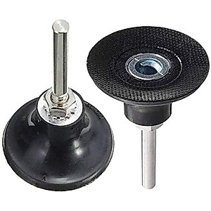 Crossarctic 2 Inch Sanding Discs Holder Roll Lock Disc Pad Quick Change Disc Adapter with 1/4" Shank for Die Grinder Power Drill Driver