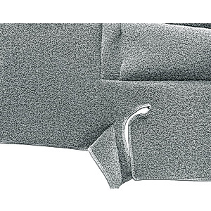 Dashboard Cover Dash Cover Mat Pad Carpet Custom Fit for Ford F250 F350 F450 Super Duty 1999 2000 2001 2002 2003 2004 (Dark Gray) Y72