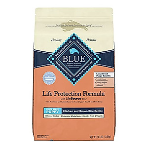 Blue Buffalo Life Protection Formula Natural Puppy Large Breed Dry Dog Food, Chicken and Brown Rice 30-lb