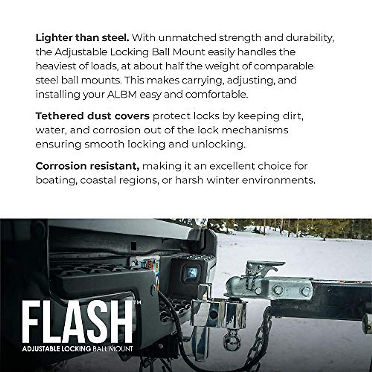 Fastway DT-ALBM7025 10" Drop 2.5" Shank Double Ball Adjustable Hitch