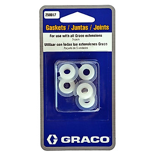 Graco 258017 RAC X Tip Extension Gasket, 5-Pack