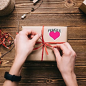 Fragile Stickers,Mail Stickers,Thank You Stickers,Handmade Stickers,Small Shop Stickers,Envelopes Stickers for Small Business, Online Retailers,Handmade Goods,500 Labels Per Roll