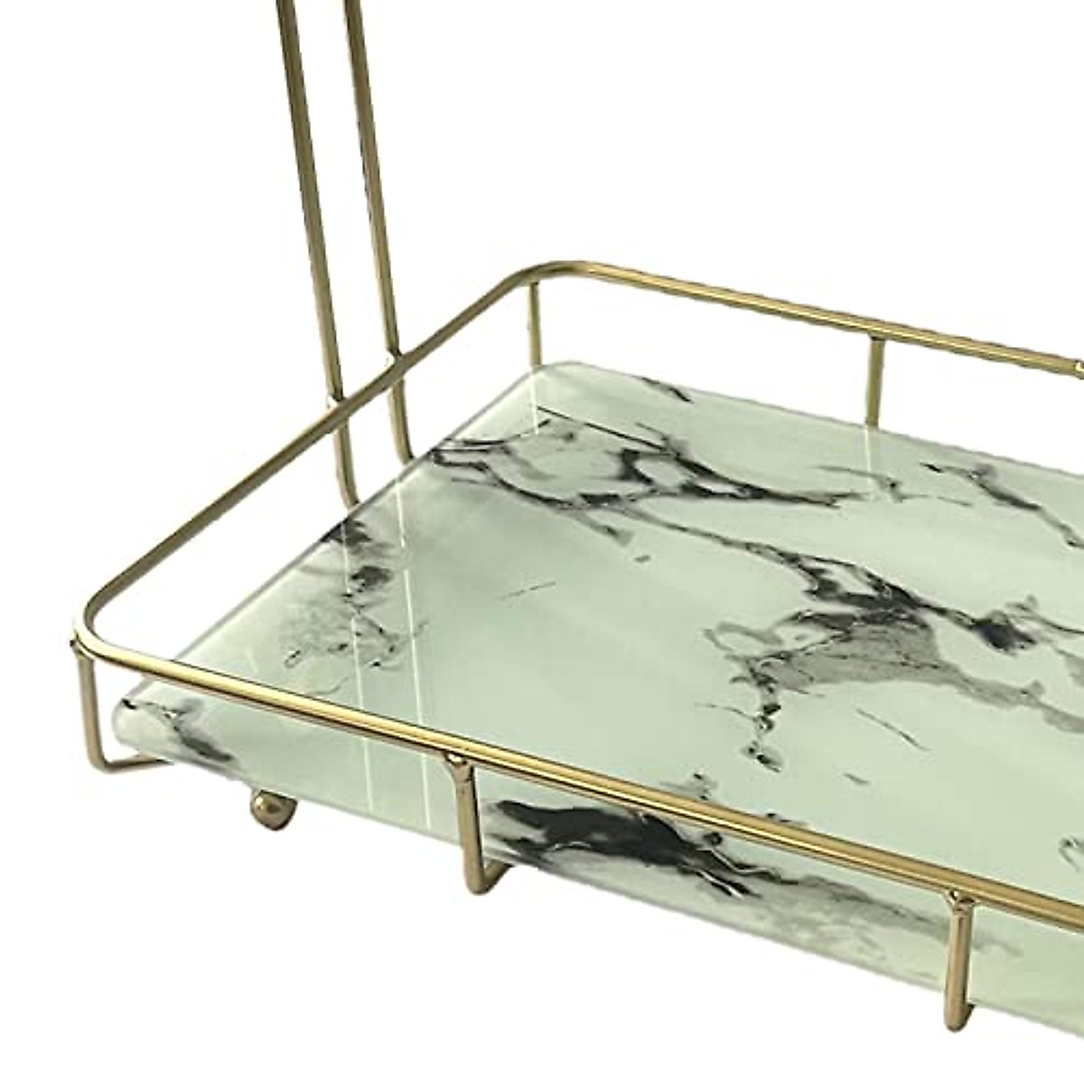 ＫＬＫＣＭＳ 2-Tier Standing Rack Cosmetic Organizer Holder Makeup Holder Bathroom -