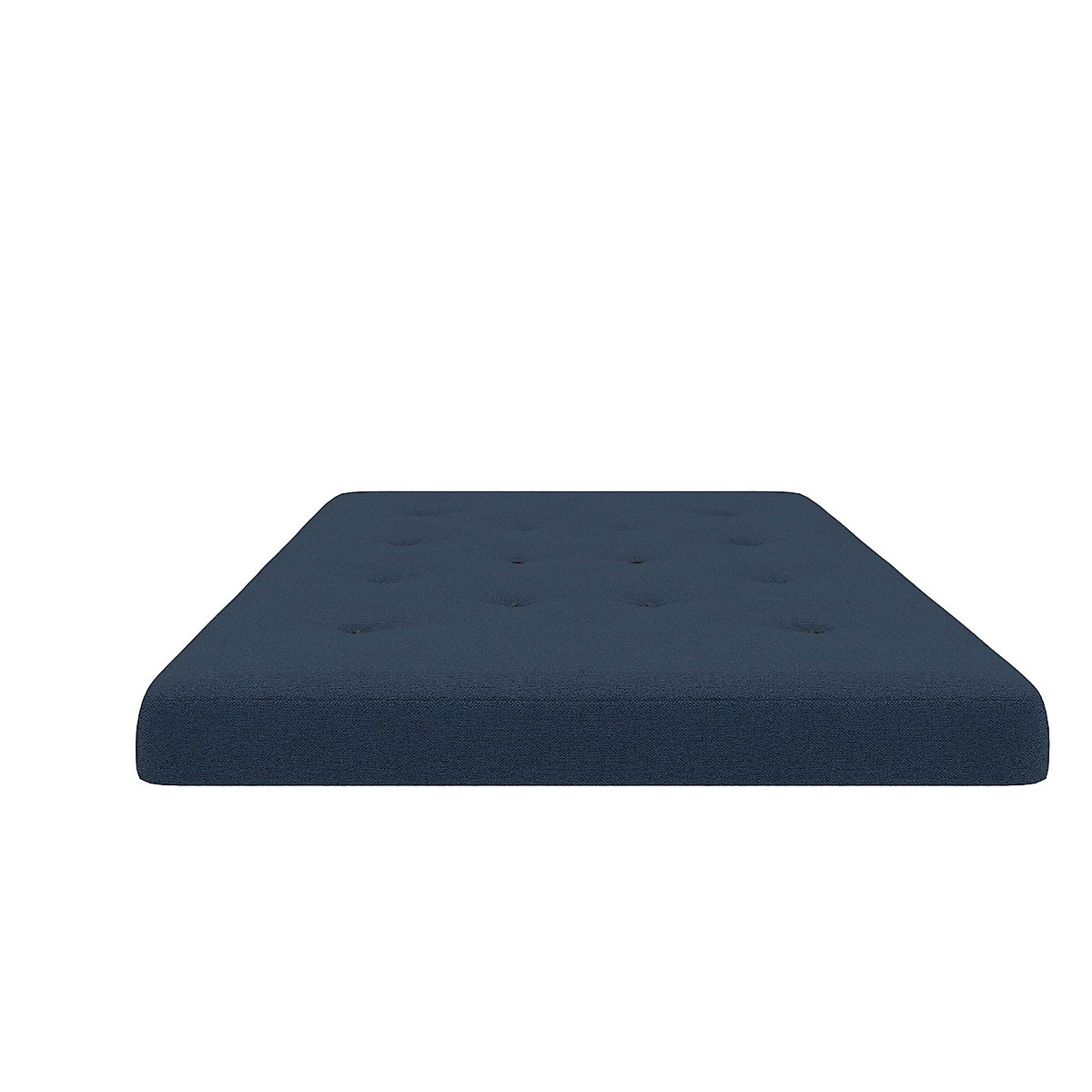 DHP Braga 6" Full Size Microfiber Coil Futon Mattress in Blue