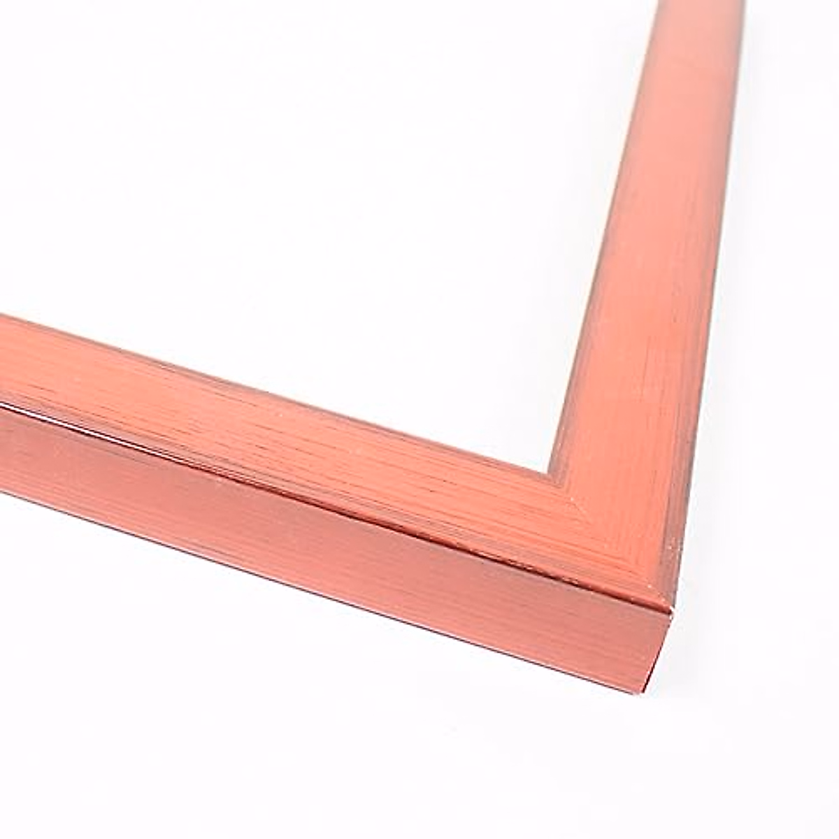 25x8 Frame Red Solid Wood Picture Frame Width 1.25 Inches | Interior Frame Depth 0.75 Inches | Garnet Bohemian Photo Frame Complete with UV Acrylic, Foam Board Backing & Hanging Hardware