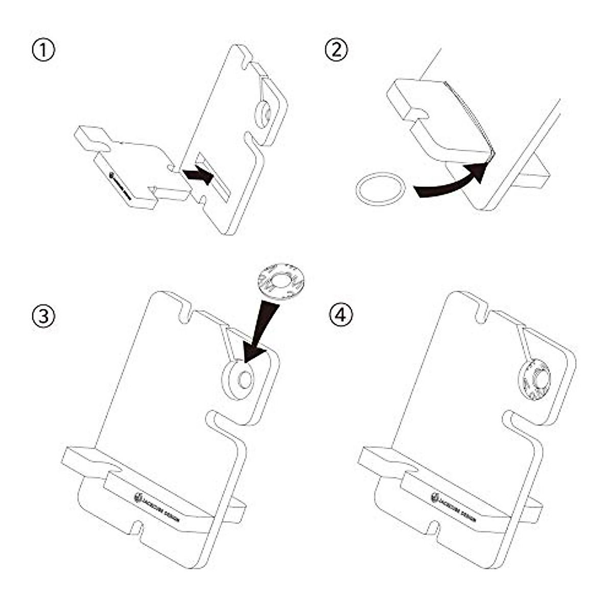 JACKCUBE Design Bamboo Charger Dock Stand Multi Device Charging Station Organizer Holder for Smartphone Cellphone Mobile Phone – :MK243A