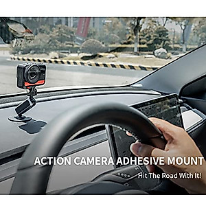 ANXPTIME Quick Release Magnetic Mount 360° Rotation Car Cell Phone Holder Stand for 360 Sports Camera Accessory Action Camera Magnetic Mount