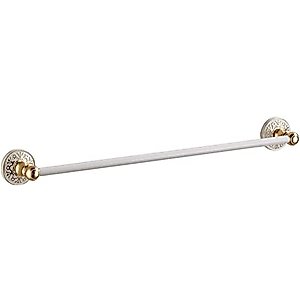 Towel Racks Towel Rack Simple Towel Shelf, White Aluminum Towel Rail,Single Pole Wall Mounted Towel Rack,Towel Bar for Bathroom Kitchen Office-J/100cm Bath Towel Shelf Yearn for-G-50cm(Color:E,Size:10