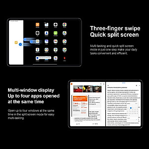 Xiaomi Pad 6 WiFi Version 11 inches 144Hz 8840mAh Bluetooth 5.2 Four Speakers Dolby Atmos 13 Mp Camera + Fast Car 51W Charger Bundle (Gravity Gray, 128GB+8GB)