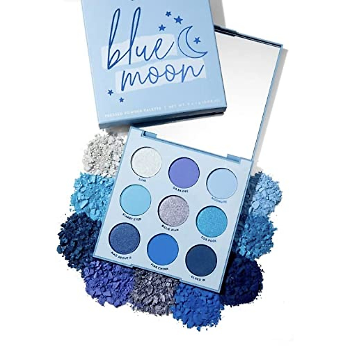 Colourpop Blue Moon Eyeshadow Palette, Powder
