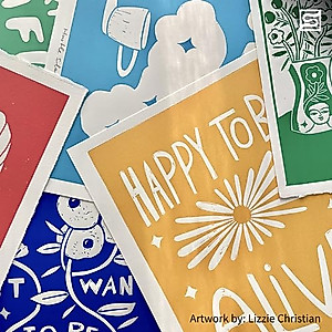 Speedball Water-Soluble Block Printing Ink Starter Set, 4-Color Set, 1.25-Ounce Tubes